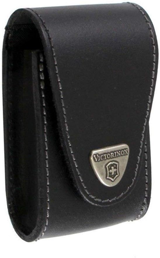 VICTORINOX 4.0521.XL-X1 Swisschamp XLT Black Leather Pouch – Home ...